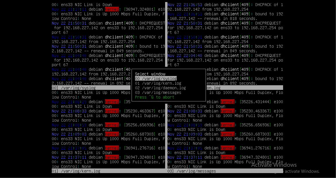 How to watch or monitor log files in Debian 10 – VITUX