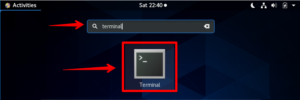5 Different Ways to open the terminal in CentOS 8 GNOME Desktop – VITUX